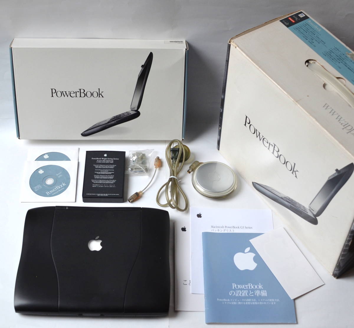 PowerBook G3 PISMO 500MHz 768MB/40GB/DVD/RestoreCD/AC 元箱(Power Book G3 ...