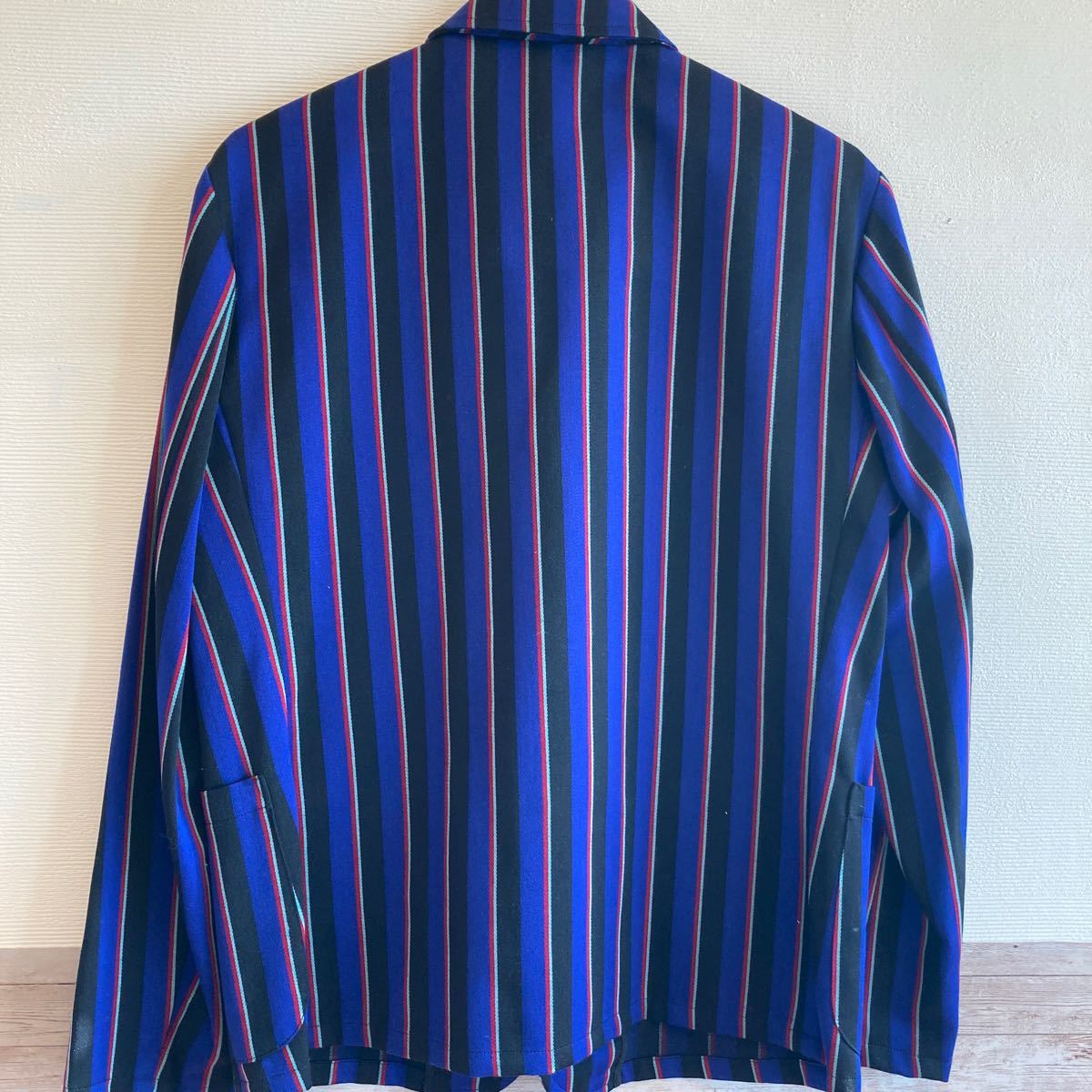 スクールジャケットテーラードジャケット ストライプ 青 king mob Mサイズ モッズ(Mサイズ)｜売買されたオークション情報、yahooの商品情報をアーカイブ公開 - オークファン ...