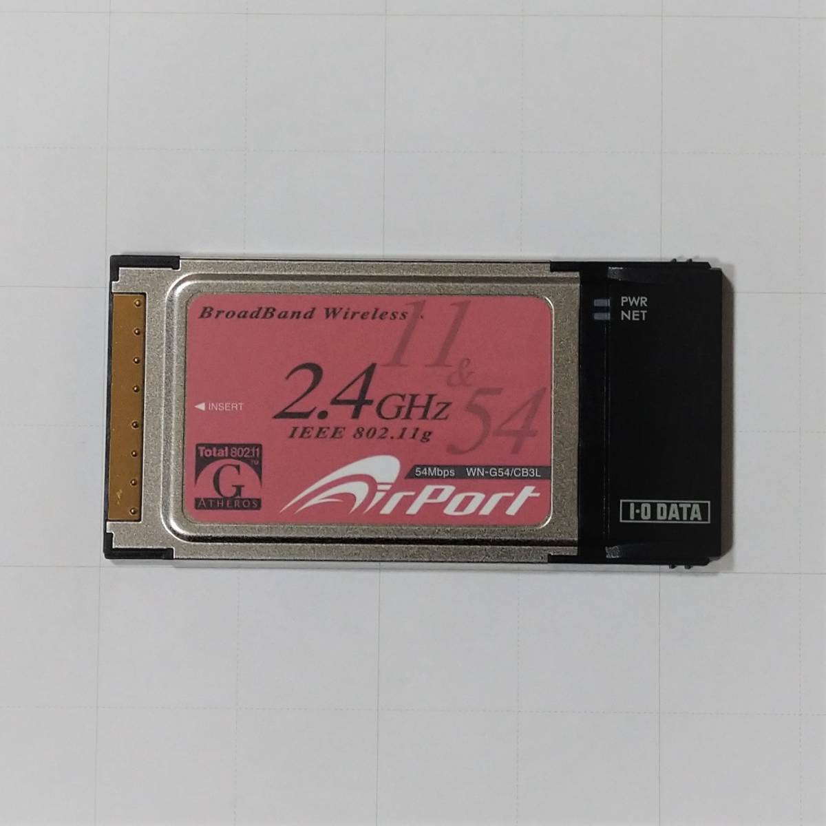 I/O DATA 無線PCカード WN-G54/CB3L IEEE802.11b/g対応 無線LAN CardBusアダプター(無線LAN)｜売買されたオークション情報、yahooの商品情報を ...