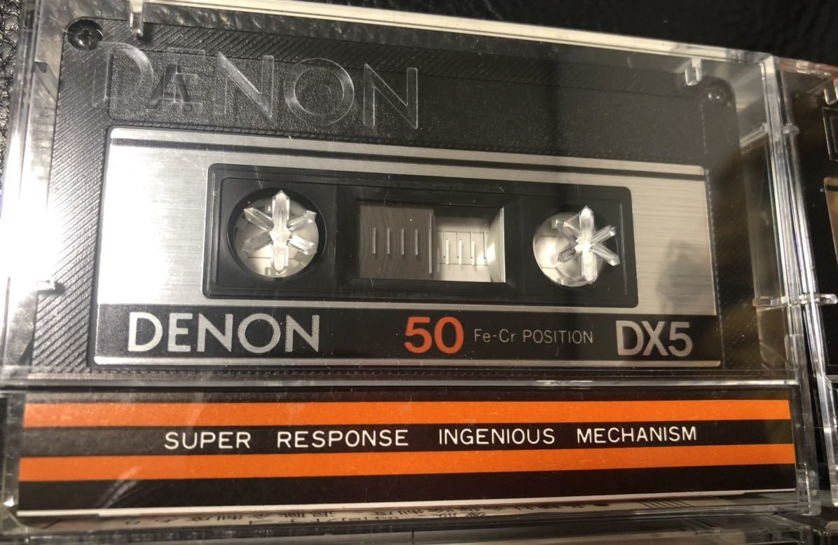 カセットテープ 爪あり DENON 50 Fe-Cr POSITION DX5 50 CrO2 POSITION DX7 50 METAL POSITION DXM TDK SA-X60 ...