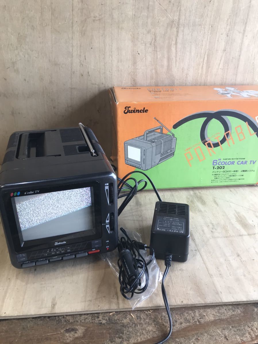 ポータブル カラーテレビ 6インチ 12v 100V兼用 Jwincle T-202 ポータブルTV 使用感少ない(ポータブルテレビ)｜売買さ ...