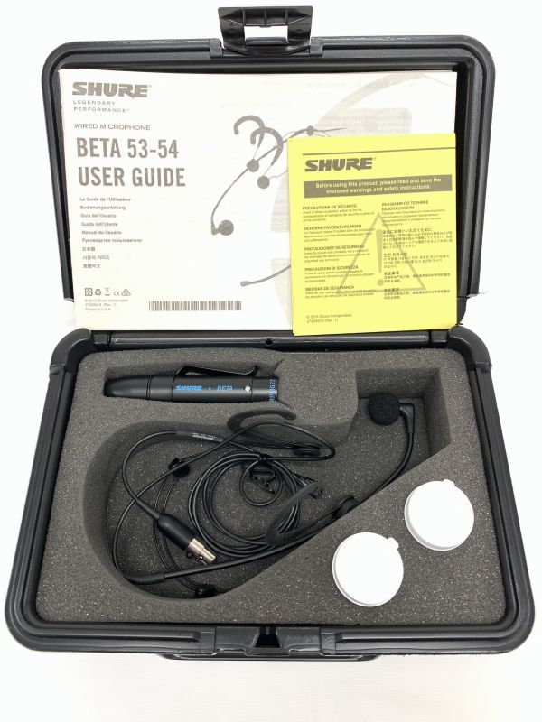 取説箱付 SHURE BETA 54 コンデンサーヘッドフォンボーカルマイク TA4Fセット シュア(コンデンサーマイク)｜売買された ...