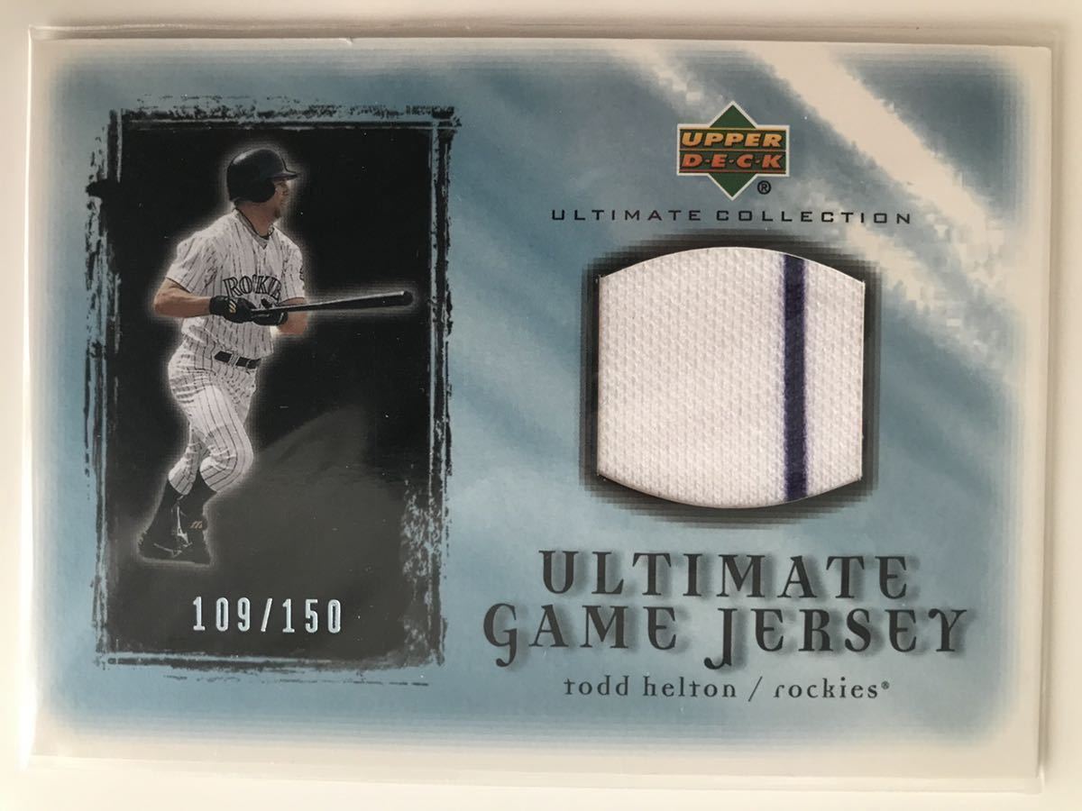 2001 Upper Deck ULTIMATE COLLECTION Game-Used シリアル4枚 Roberto Alomar ...