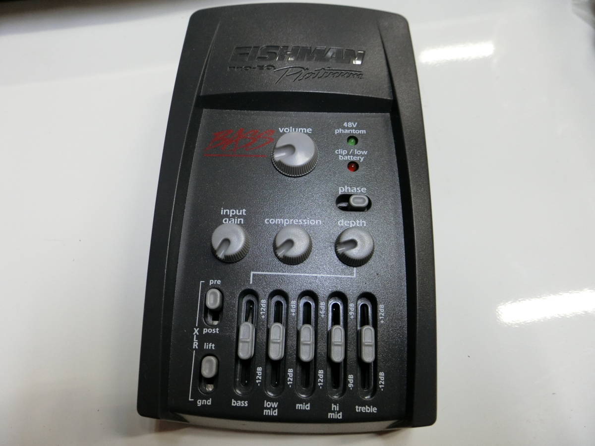 FISHMAN/PRO-EQ/Platinum/ベース/イコライザー/エフェクター/(イコライザー)｜売買されたオークション情報、yahooの商品情報をアーカイブ公開 - オークファン ...