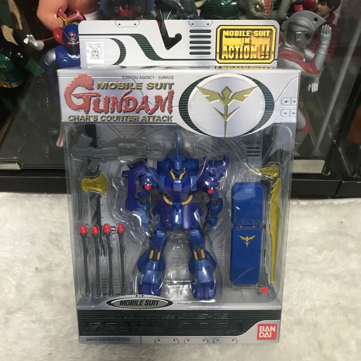 iooo MIA MOBILE SUIT IN ACTION バンダイ モビルスーツインアクション 機動戦士νガンダム ギラドーガ レズン ...