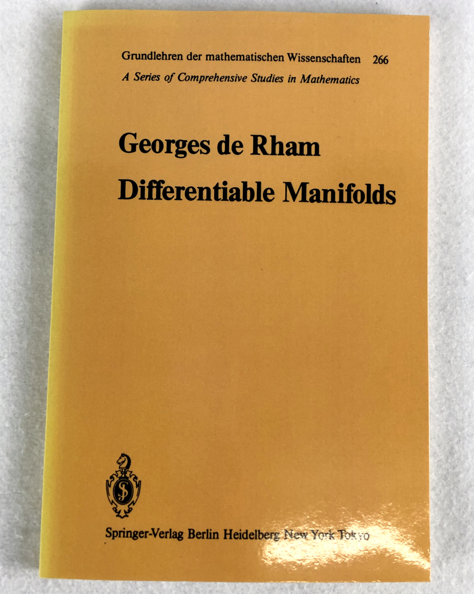 品 書籍 洋書 Differentiable Manifolds Georges de Rham Springer(数学)｜売買されたオークション情報、yahooの商品情報をアーカイブ公開 ...