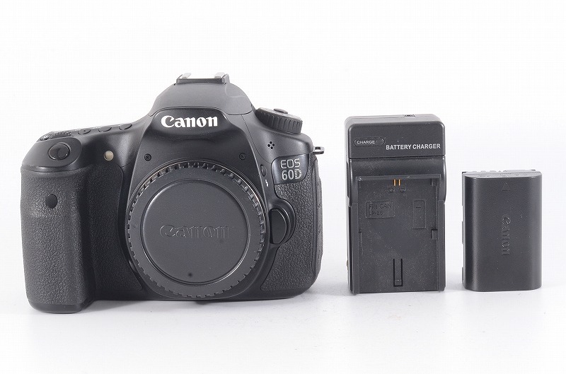 きれいな外観 キャノン Canon EOS 60D 一眼レフボディ 通電 シャッターOK ＜ボディキャップ バッテリ チャジャー付属 ...