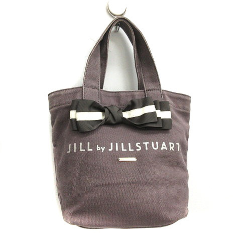 1円 ジルバイジルスチュアート JILL by JILLSTUART バッグ ハンド キャンバス リボン 紫 /NT17 CA(その他)｜売買されたオークション情報、yahooの商品情報を ...