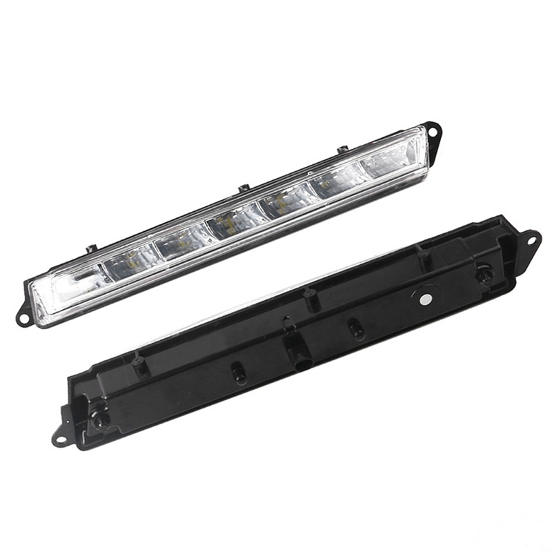 左と右の 1 ペア LED デイタイムランニングフォグランプメルセデス ベンツ X164 X166 GL320 GL350 ML63 AMG ...