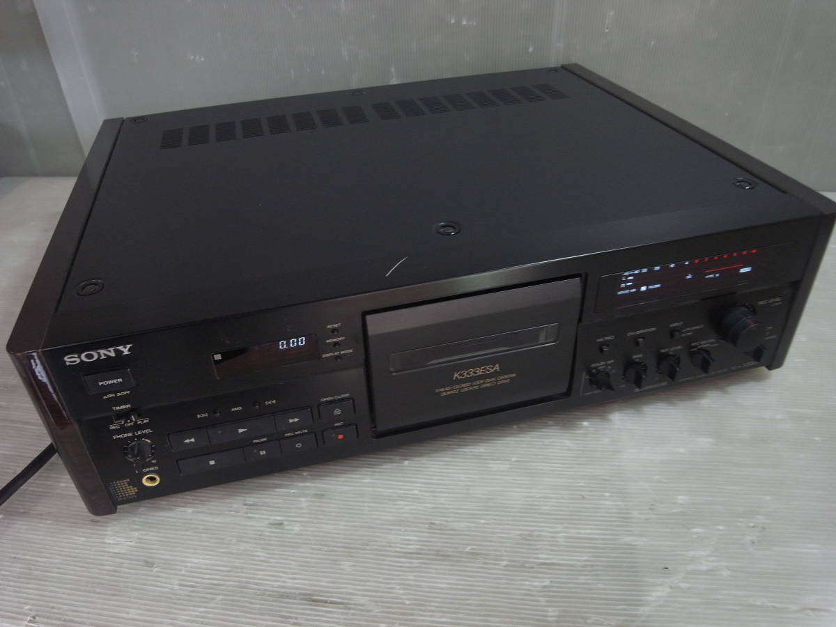14 SONY テープコーダー TC-K333ESA TAPECORDER 通電OK 修理用 部品取りに(一般)｜売買されたオークション情報 ...