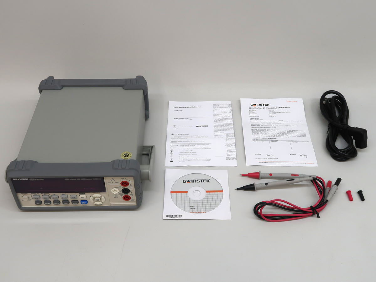 AT36380 GWINSTEK GDM-8341 デジタルマルチメータ/50000 Counts Dual Measurement ...