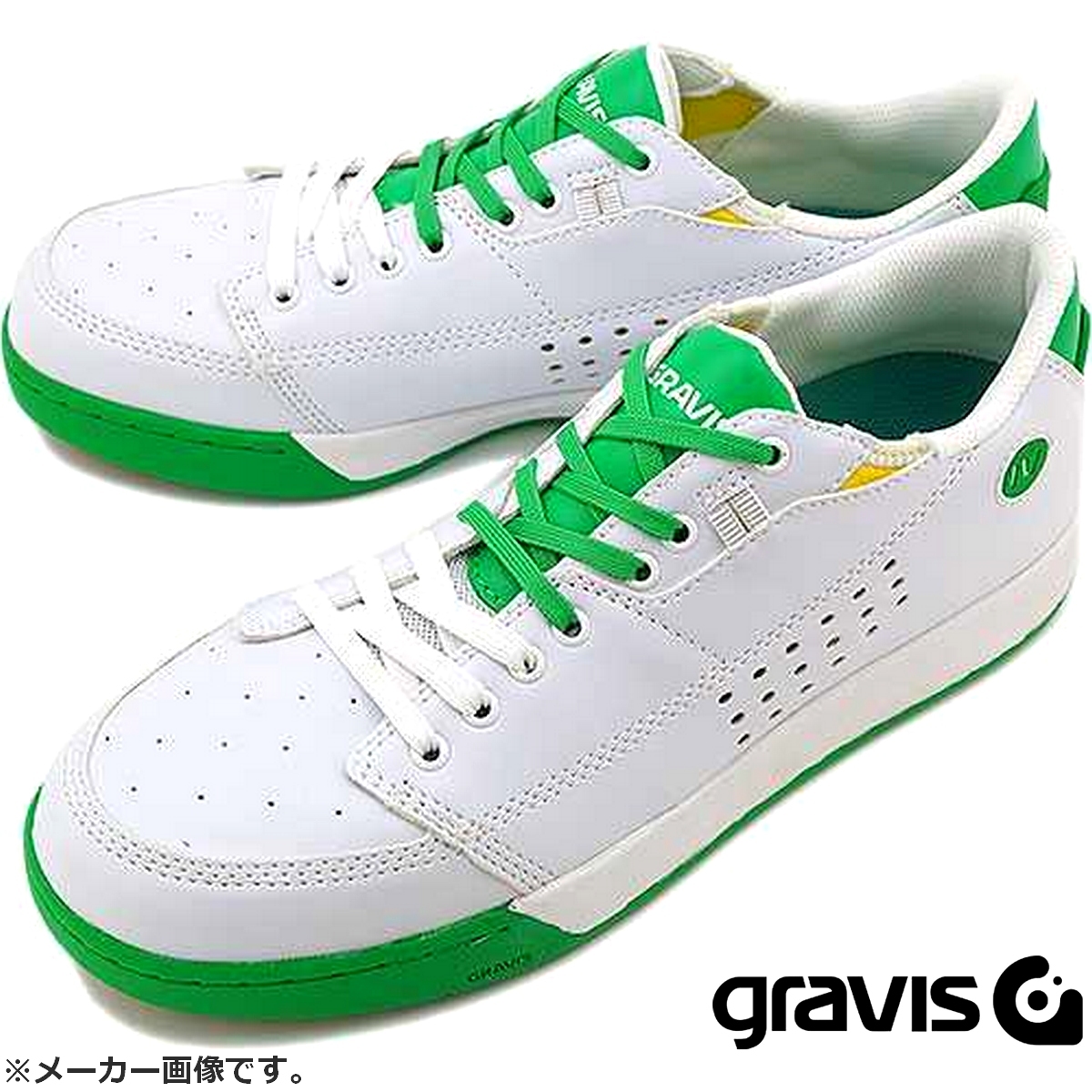 コレクション品 GRAVIS TARMAC 27.5cm 匿名配送無料 グラビス ターマック WHITE/GREEN 白/緑 Supreme ...