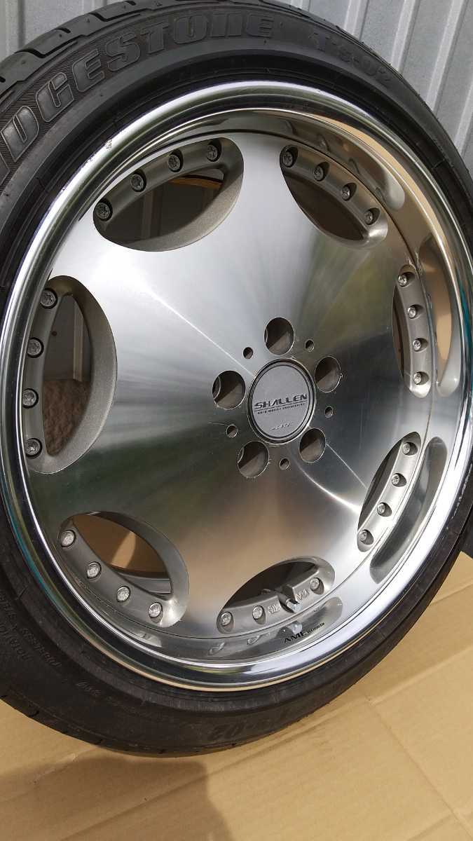 KYOHO AME SHALLEN AX シャレン18インチタイヤホイール4本セット 18x8.5J F+38R+40 PCD114.3-5H ...
