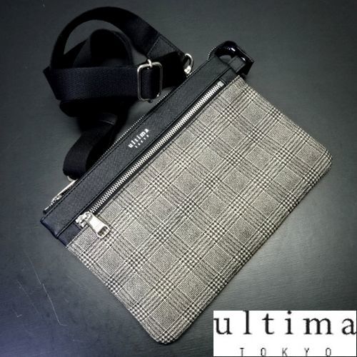 ACE ultima TOKYO ウルティマ トーキョー 2WAY ショルダーバッグ バッグインバッグ ポーチ 黒 ベ メンズ 男性 紳士用 ...