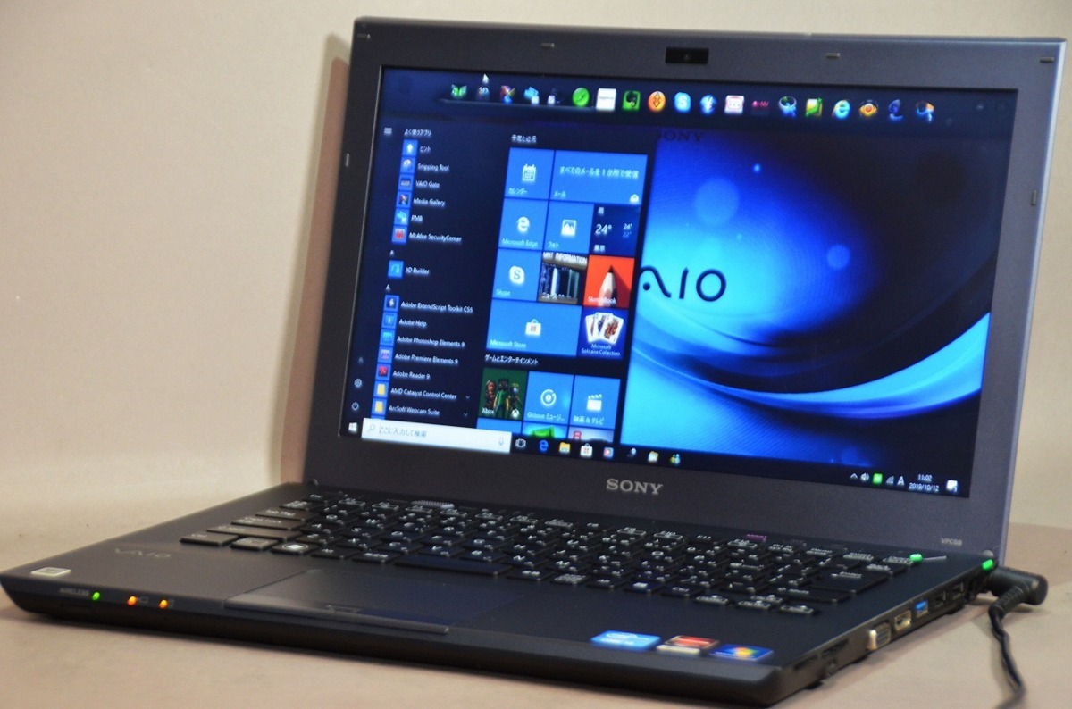 SONY VAIO VPCSB38FJ Core i3 2330M @2.20GHz 4GB/500GB/Win10 6599(13インチ ...