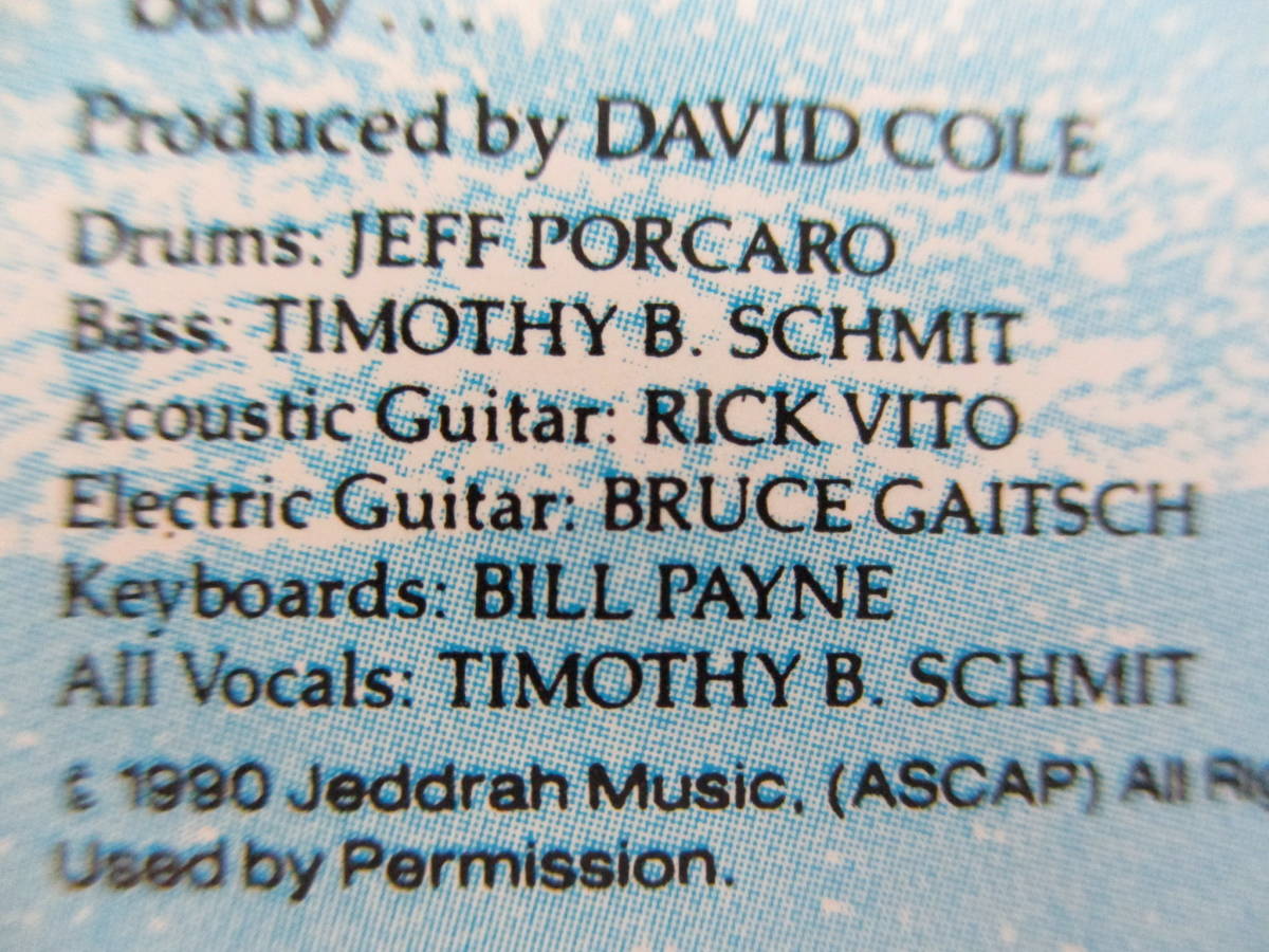 TIMOTHY B. SCHMIT Tell Me The Truth‘04 original’90 初回生産限定 紙ジャケ EAGLES ...