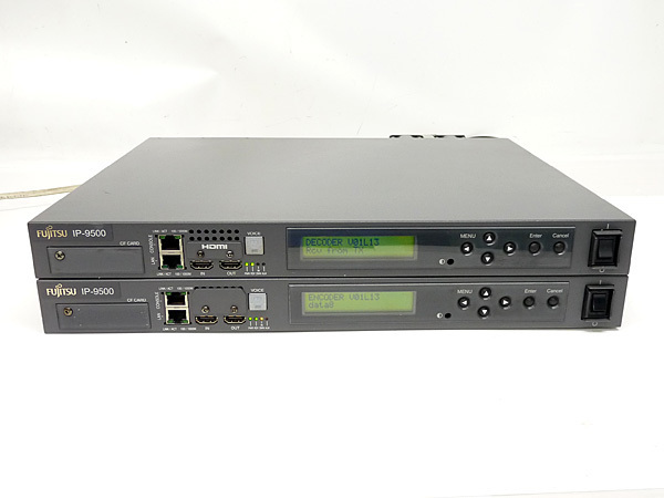 ＃FUJITSU/富士通 IP-9500 2台セット リアルタイム映像伝送装置(プロ用、業務用)｜売買されたオークション情報、yahooの商品 ...