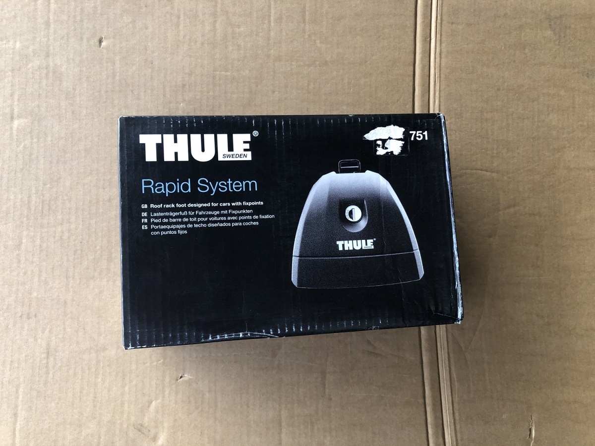 アウトレット品 THULE RAPIDSYSTEM 751 スーリー ラピッドシステムTH751フット フィックスポイント付き車用フット(キャリアベース)｜売買されたオークション情報 ...