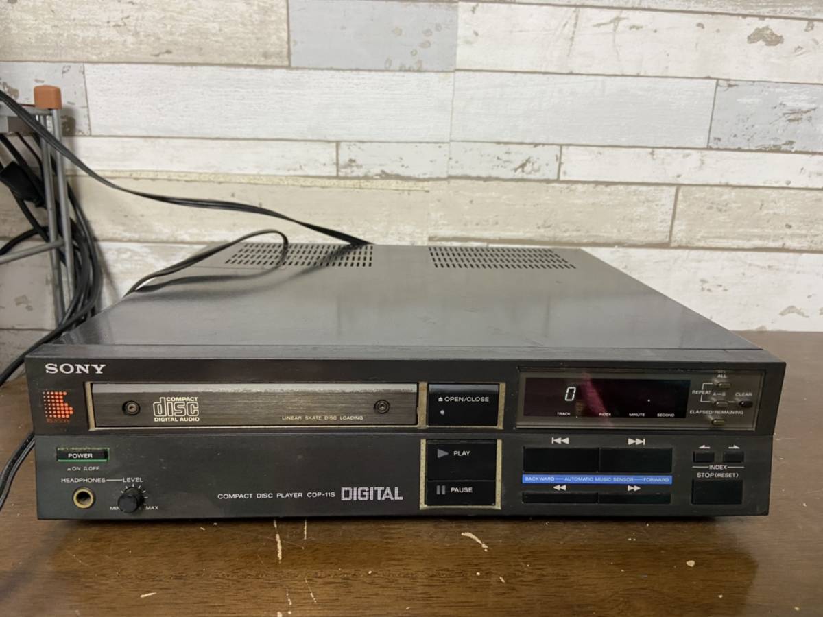 SONY ソニー COMPACT DISC PLAYER CDP-11S コンパクトディスクプレーヤー CDプレーヤー(ソニー)｜売買された ...