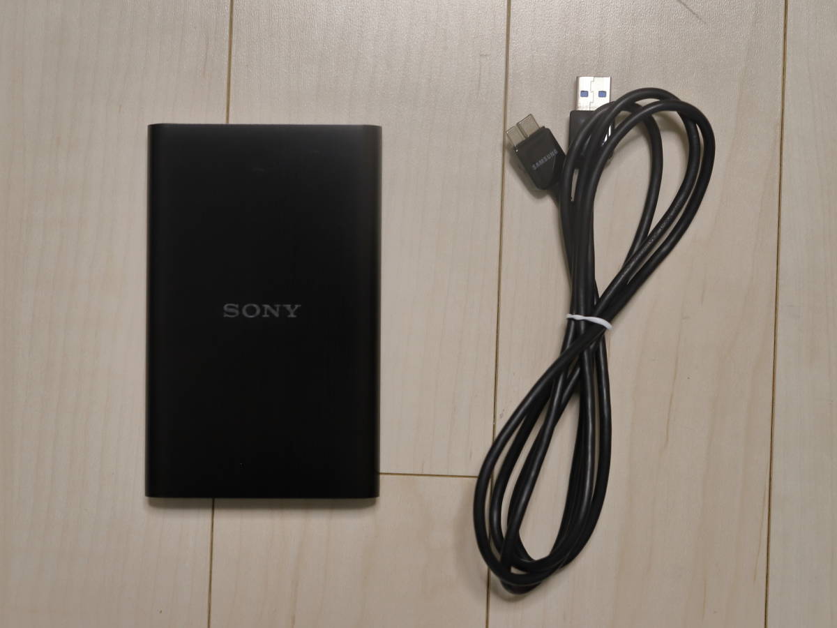 SONY ソニー ポータブル メタルボディ HDD HD-EG5 1TB交換 USB3.0 PC み APPLE HDD ...
