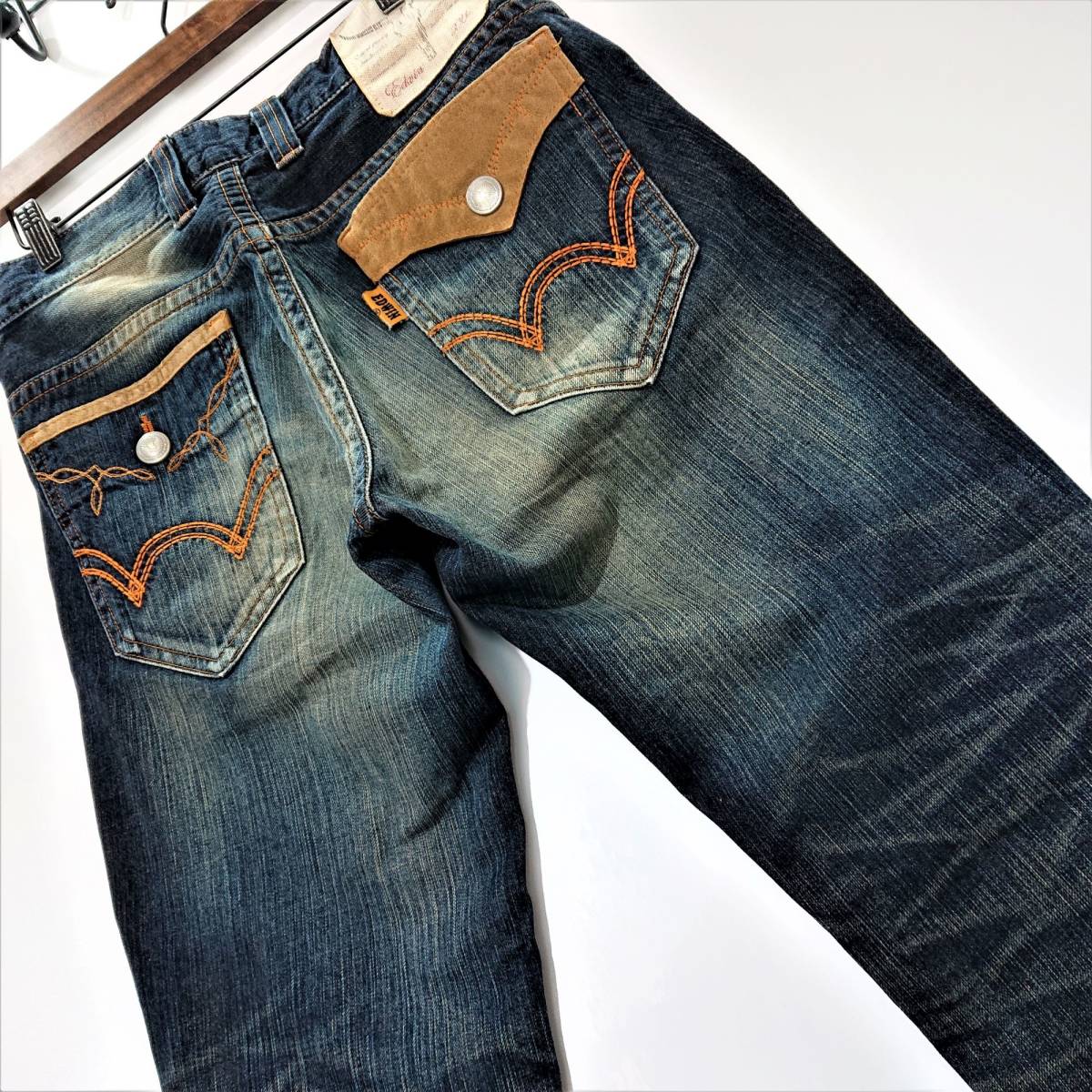 EDWIN エドウィン 421XVS エクスクルーシブヴィンテージ 2408B(W30)｜売買されたオークション情報、yahooの商品情報をアーカイブ公開 - オークファン（aucfan.com）