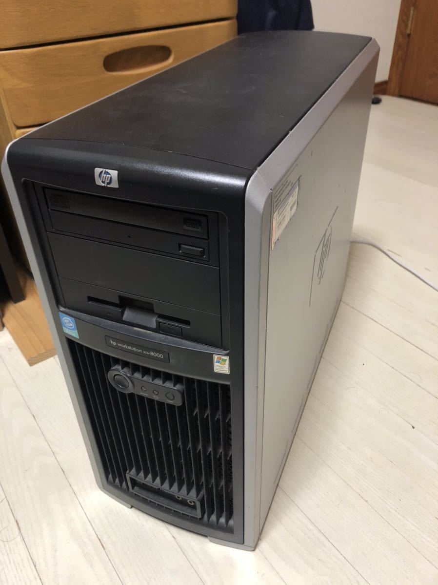 HP Workstation xw8000 Xeon3.06x2 メモリ 8GB DVD+RW Quadro FX3000G XP/Win7 ...