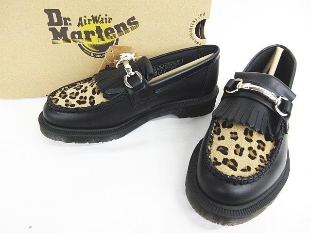 Dr.Martens ドクターマーチン AW006 ADRIAN SNAFFLE 25025001 タッセルローファー レオパード 厚底 レザー UK5 箱付 07 1607(UK5)｜売買さ ...