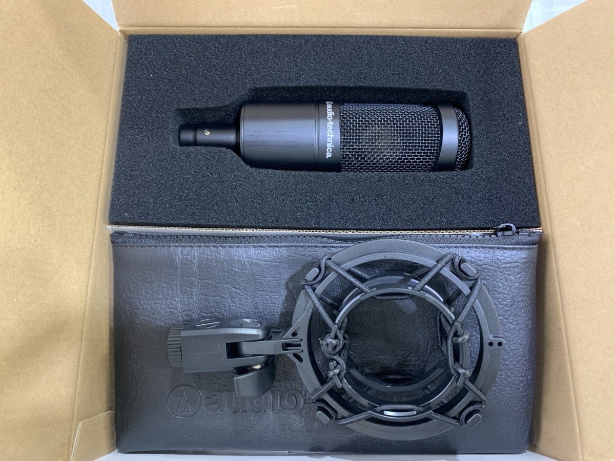 210806 used品 マイク audio-technica バックエレクトレット コンデンサー型マイクロホン AT2035(コンデンサー ...