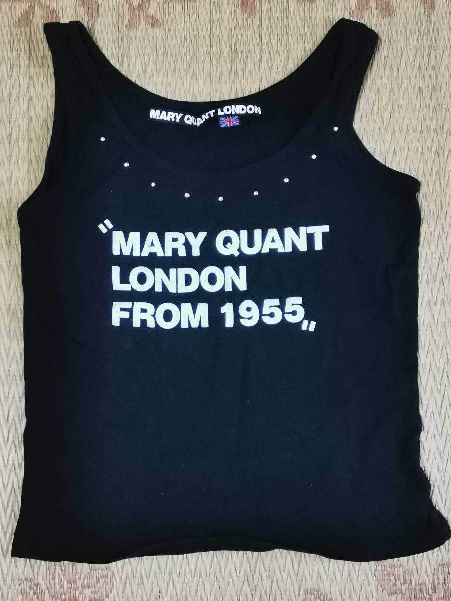 MARY QUANT マリークワント タンクトップ 黒 Mサイズ 使用は少ない(タンクトップ)｜売買されたオークション情報、yahooの商品情報をアーカイブ公開 - オークファン（aucfan ...