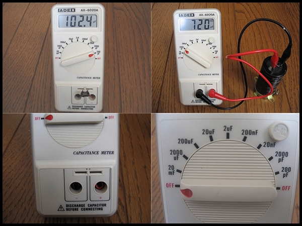CAPACITANCE METER ADEX AX-6020A(アマチュア無線)｜売買されたオークション情報、yahooの商品情報をアーカイブ ...