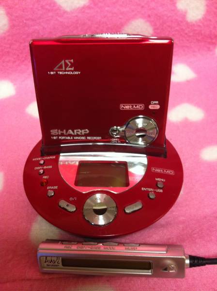SHARP ポータブルMDプレーヤー 録音 再生 IM-DR80-R(録音、再生)｜売買されたオークション情報、yahooの商品情報を ...