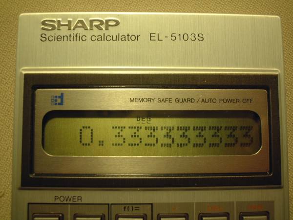 稀少 シャープ ピタゴラス 関数電卓 EL-5103S デッドストック(シャープ)｜売買されたオークション情報、yahooの商品情報をアーカイブ公開 - オークファン（aucfan.com）