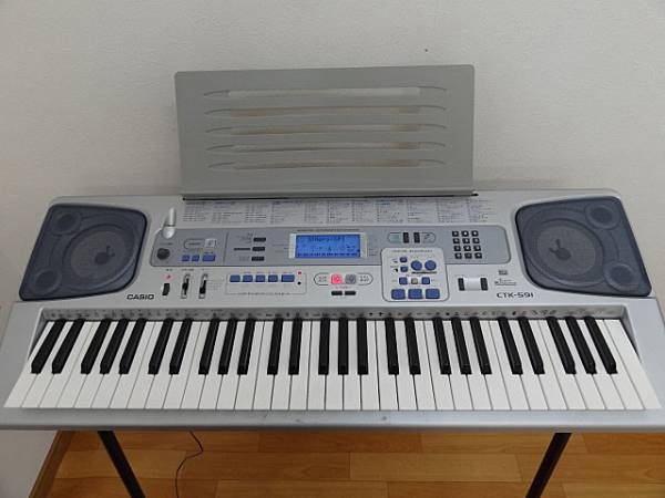CASIO キーボード CTK-591 カシオ(カシオ)｜売買されたオークション情報、yahooの商品情報をアーカイブ公開 - オークファン ...