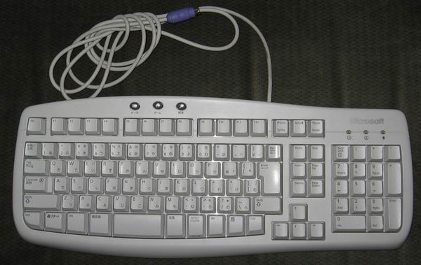 Microsoft Basic キーボード 1.0A RT9480(PS/2キーボード)｜売買されたオークション情報、yahooの商品情報をアーカイブ公開 - オークファン（aucfan.com）
