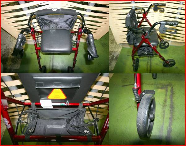 Hugo Elite Rolling walker with a seat 歩行器(歩行補助車、シルバーカー)｜売買されたオークション情報 ...