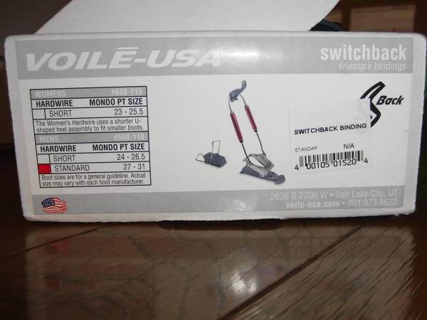 VOILE SWITCHBACK ボレー スイッチバック STD 27-31cm(ビンディング)｜売買されたオークション情報、yahooの商品情報をアーカイブ公開 - オークファン ...