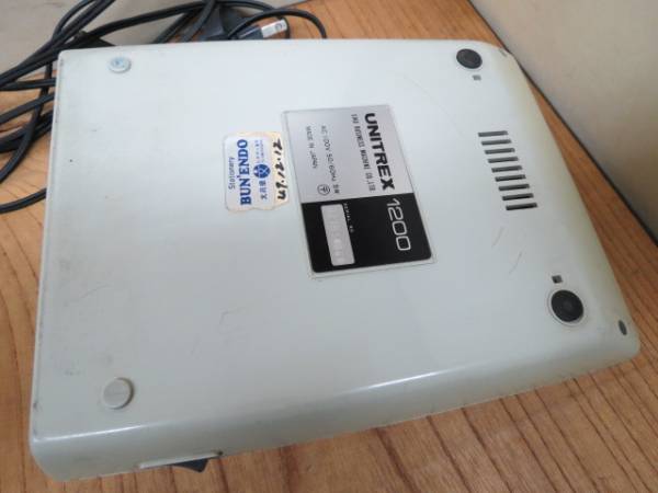 UNITREX 1200 赤文字 電子計算機~大型電卓 昭和レトロ 品(その他)｜売買されたオークション情報、yahooの商品情報をアーカイブ ...