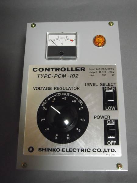 神鋼電機 PCM-102 スライダック 0 24V 手動制御器(変圧器、アダプター)｜売買されたオークション情報、yahooの商品情報を ...