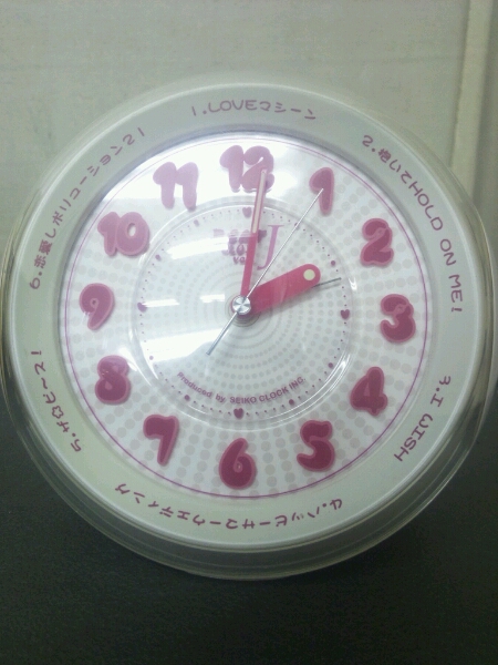 SEIKO 目覚まし時計 BEAT CLUB ver. J QM733P モー娘 6曲(目覚し時計)｜売買されたオークション情報、yahooの ...