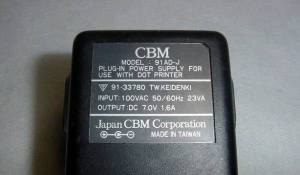 DOT MATRIX PRINTER CBM-910 II ACアダプター 91AD-J(150W未満)｜売買されたオークション情報、yahooの商品情報をアーカイブ公開 - オークファン ...