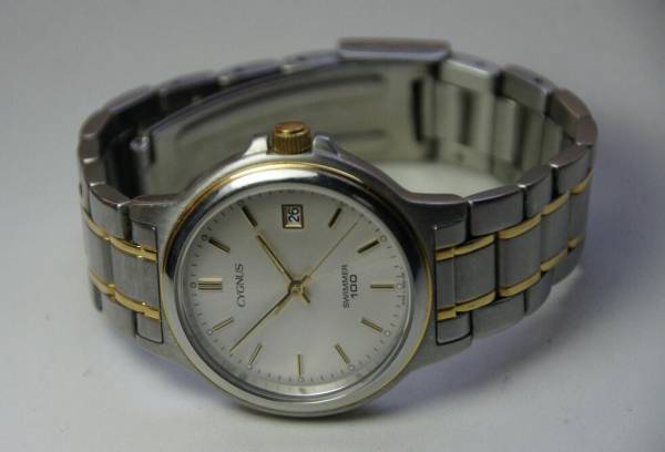 腕時計 ORIENT CYGNUS QUARTZ SWIMMER 100 UD03-B0 銀盤メタル製(オリエント)｜売買されたオークション ...