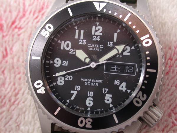 日本製 CASIO MD-707 男性用電池時計 ジャンク扱い 古い(カシオ)｜売買されたオークション情報、yahooの商品情報をアーカイブ ...