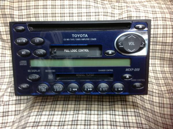 トヨタ純正 MCKP-D59 CD MD CS プレーヤー ジャンク(CD＆MDプレイヤー)｜売買されたオークション情報、yahooの商品情報をアーカイブ公開 - オークファン（aucfan.com）