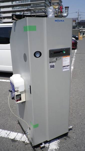 三浦 MIURA 簡易貫流蒸気ボイラ SU250 薬注装置CPI-10S付 (給湯設備)｜売買されたオークション情報、yahooの商品情報を ...