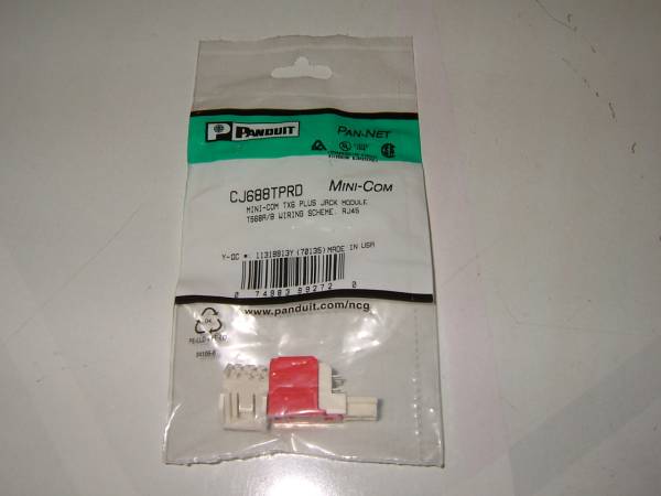PANDUIT miniCom LAN CAT6 情報コンセント CJ688 10個(モジュラージャック)｜売買されたオークション情報 ...