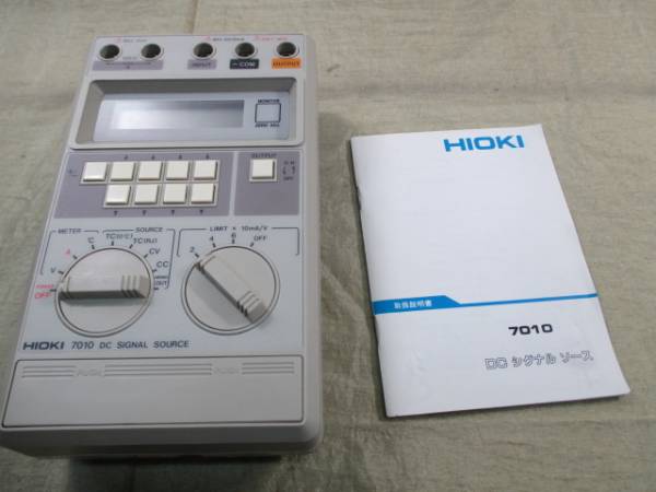 李317 日置 HIOKI: 7010 DC SIGNAL SOURCE シグナルソース(その他)｜売買されたオークション情報、yahooの ...