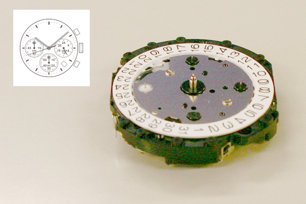 SII VD53B 6針3目＆日付 ムーブメント(ハンドメイド)｜売買されたオークション情報、yahooの商品情報をアーカイブ公開 ...