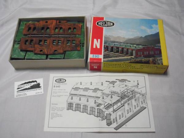 ヘルヤン HELJAN B643 ラウンドハウス 扇形機関庫組み立てキット(建物)｜売買されたオークション情報、yahooの商品情報を ...