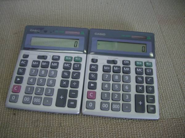 A613-7 CASIO カシオ 電卓2個セット 計算機 DM-1200T 大(カシオ)｜売買されたオークション情報、yahooの商品情報を ...