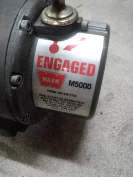 WARN ウインチM5000 12V ワイヤレスリモコン付き(その他)｜売買されたオークション情報、yahooの商品情報をアーカイブ公開 - オークファン（aucfan.com）